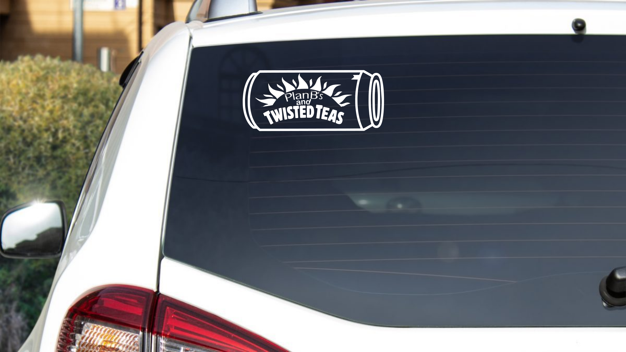 Twisted Teas - White Vinyl Decals | RAW Customz